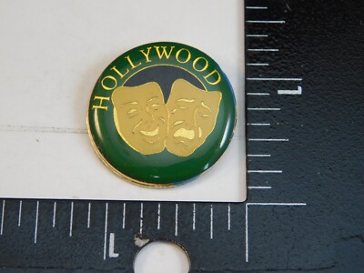 HOLLYWOOD ACTORS GUILD DRAMA THEATRE MASKS COMEDY TRAVEL PIN | eBay