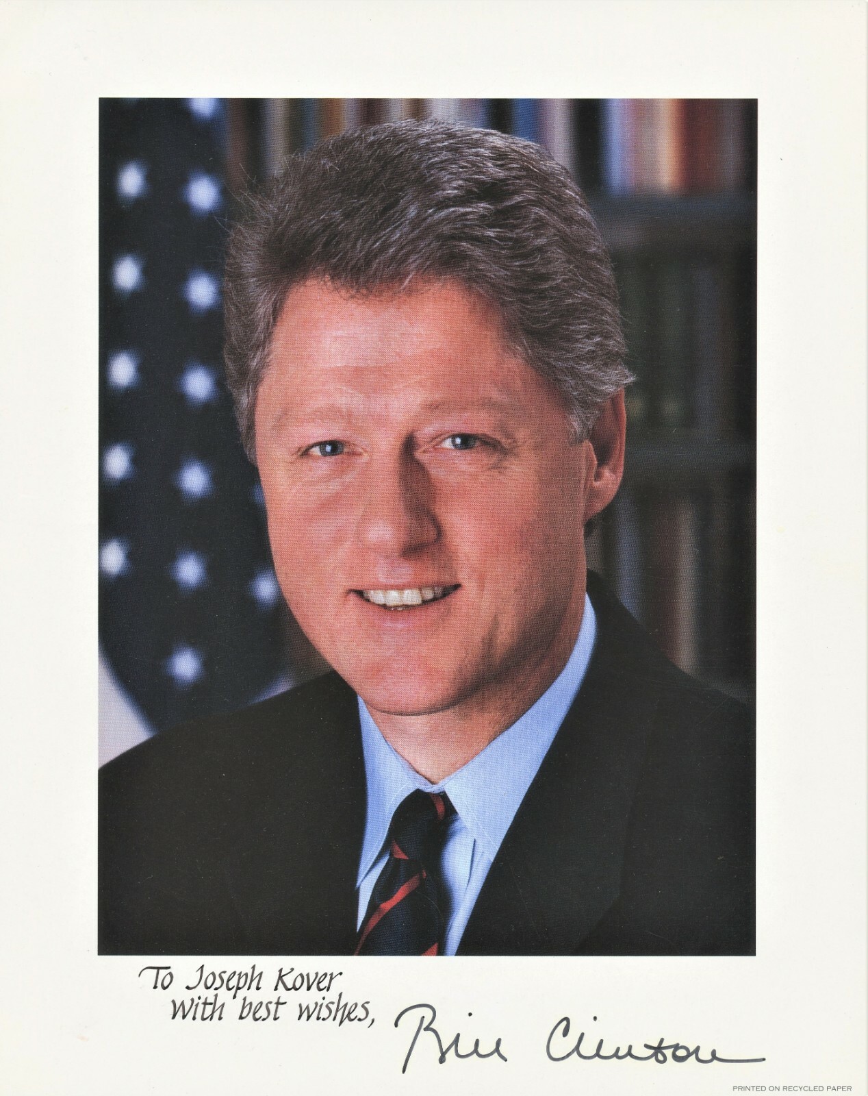 BILL CLINTON Signed Photo (autopen) | eBay