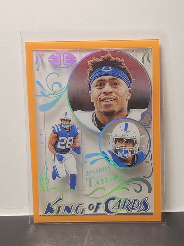 2022 Panini Illusions King of Cards #8 Jonathan Taylor Indianapolis ...