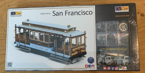 OCCRE San Francisco Cable Car Model Kit 53007- 1:24 Scale –NEW ...