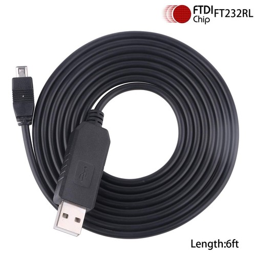 USB to RS232 Mini 4P Serial Adapter Cable for Uniden Bearcat BCT15X ...