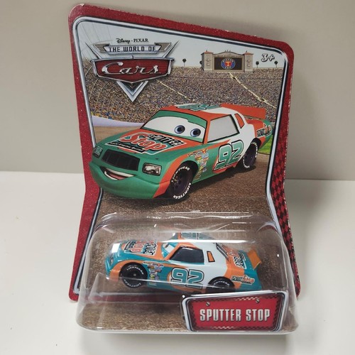 New Disney Pixar World of Cars Sputter Stop 92 Sealed | eBay