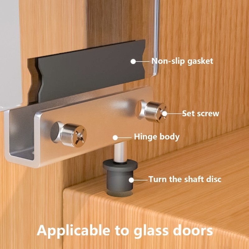 Concealed Shaft Door Hinges Corner Bracket for Door, Cabinet Hardware ...