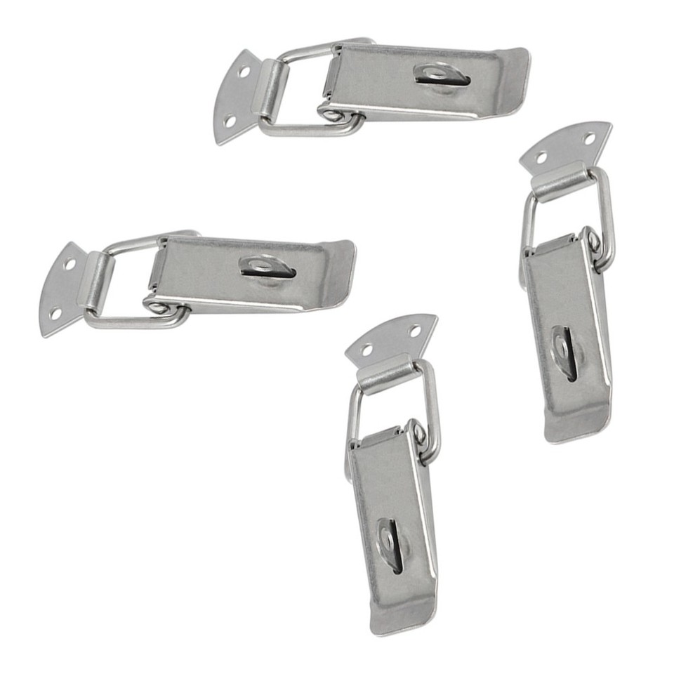 4 Pcs Spring Buckle Latch Spring-loaded Clasp with Screw Lock Locking ...