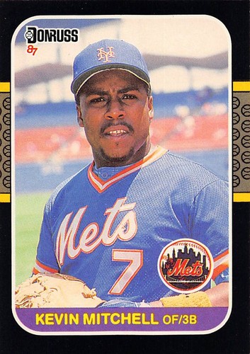 Kevin Mitchell 1987 Donruss 599 New York Mets Rookie Baseball Card | eBay
