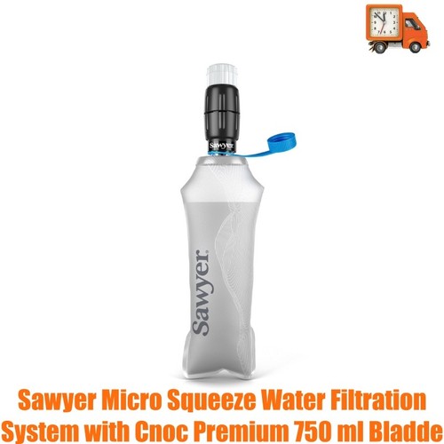 Sawyer Micro Squeeze Water Filtration System with Cnoc Premium 750 ml ...
