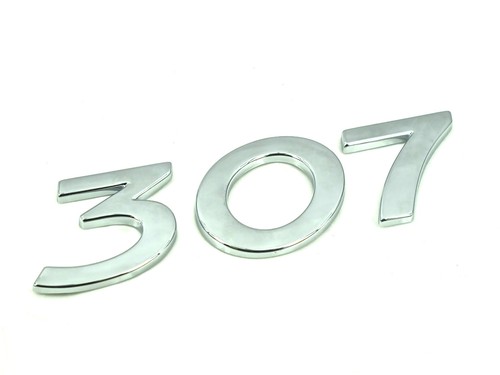 Genuine New PEUGEOT 307 BOOT BADGE Rear Emblem 2001-2010 Hatch Estate ...