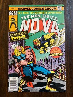 A man called NOVA #4 MARVEL 1978 KEY 1ST APPEARANCE OF CORRUPTOR | eBay