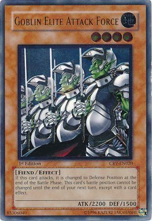 Ultimate Rare - Goblin Elite Attack Force - CRV-EN020 NM Cybernetic | eBay