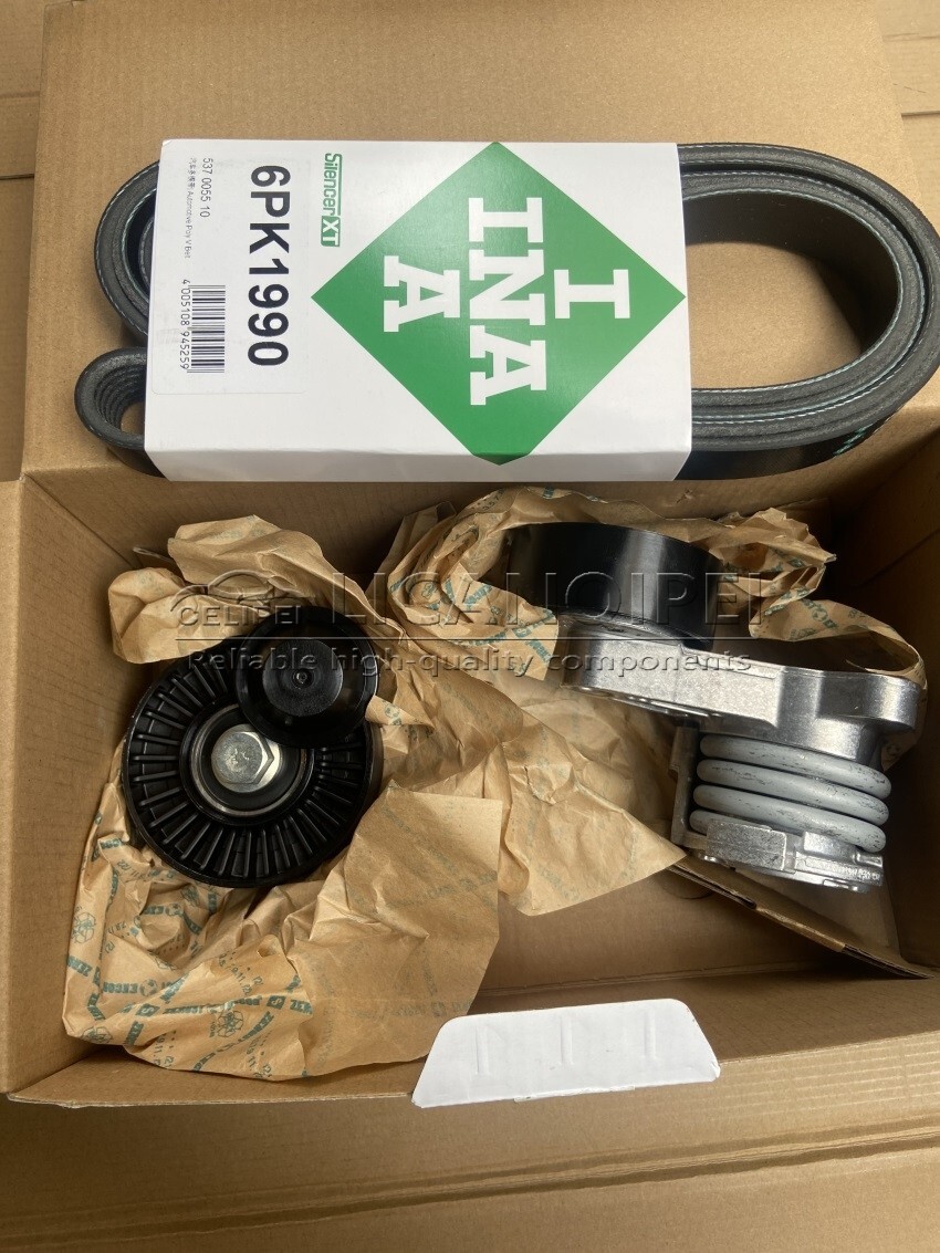 New! BMW N52b30 6PK1990 w/INA OE Tensioner 11288624196 + Pulley ...