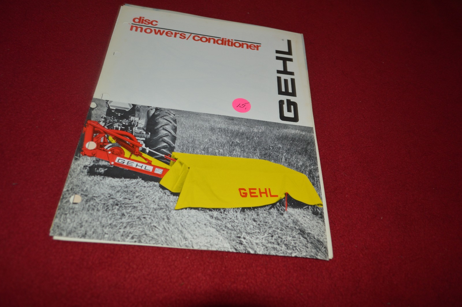 Gehl 140 160 Disc 1080 Mower Conditioner Dealer's Brochure AMIL9 | eBay