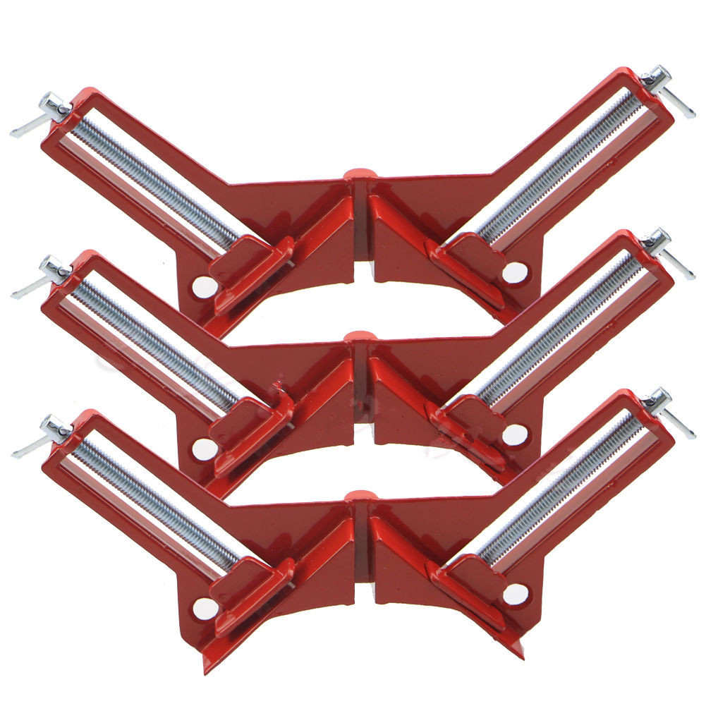 90°Degree Right Angle Frame Corner Clamp Holder Woodworking Hand Ki-d ...
