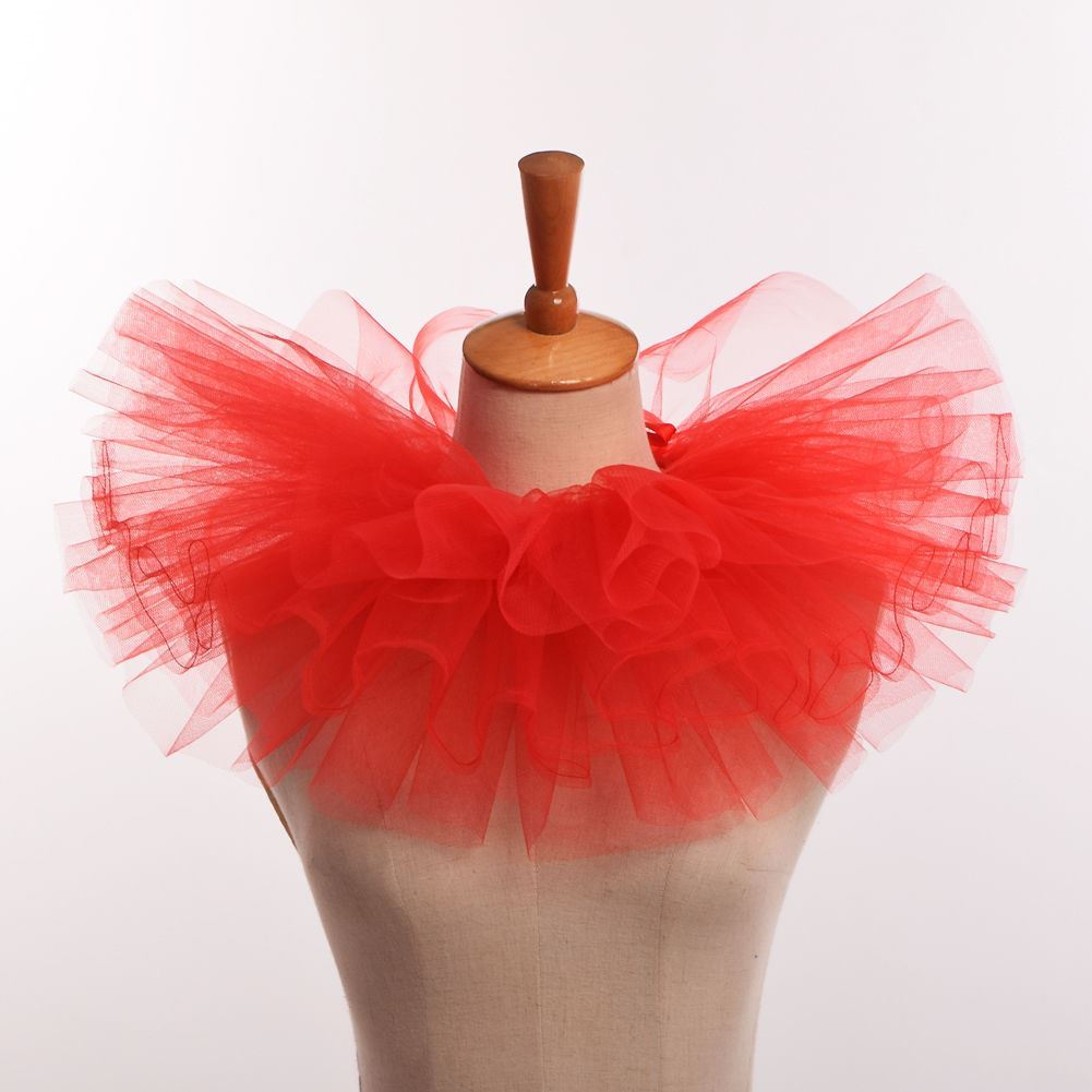 Retro Victorian Edwardian Mesh Neck Ruff Vintage Ruff Neck Piece ...