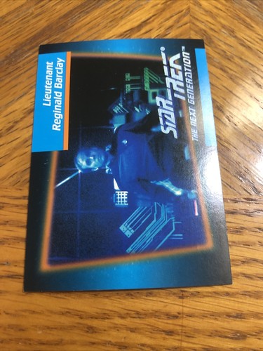 #15 Lieutenant Reginald Barclay - 1992 Impel Star Trek: The Next ...