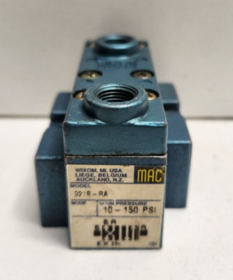 GUARANTEED! MAC 150 PSI 1/8" SOLENOID VALVE 921B-RA | eBay