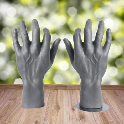 Realistic Male Mannequin Hand, Men's Hand Model Displays Jewelry Glove ...