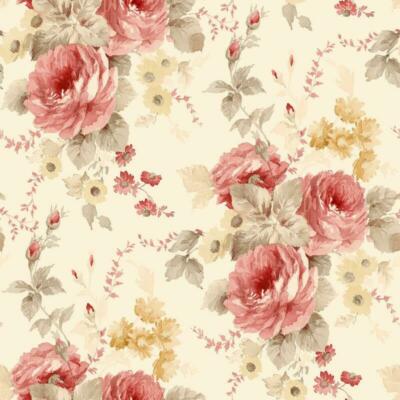 RG35728 - Rose Garden Trailing Roses Pink Galerie Wallpaper | eBay