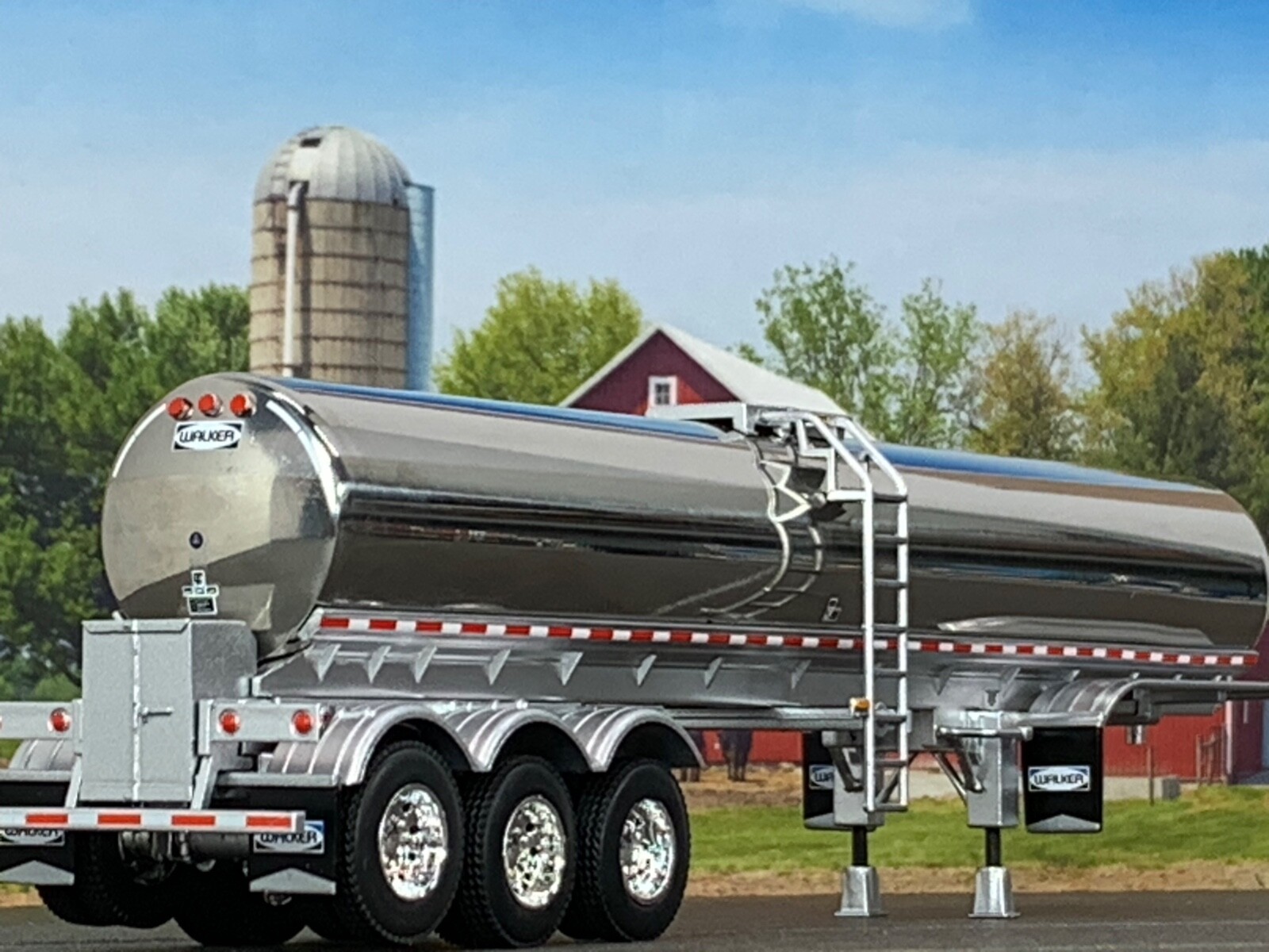 1/64 DCP WALKER TRI AXLE MILK TANKER | eBay