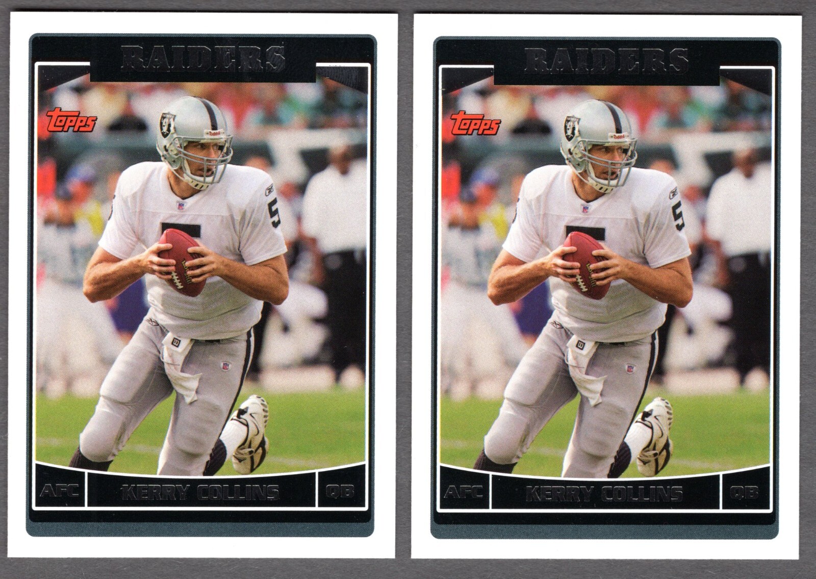 (2) 2006 TOPPS KERRY COLLINS CARD #154 LOT **NM-MT** OAKLAND RAIDERS | eBay