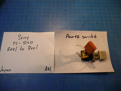 Sony TC-540 Reel To Reel Tapecorder Replacement ALPS Power Snap Switch ...