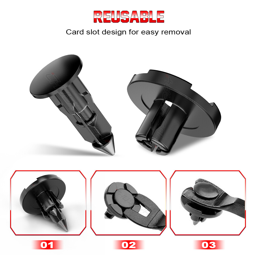 50pcs Bumper Splash Shield Retainers Push Clips for Nissan Infiniti ...