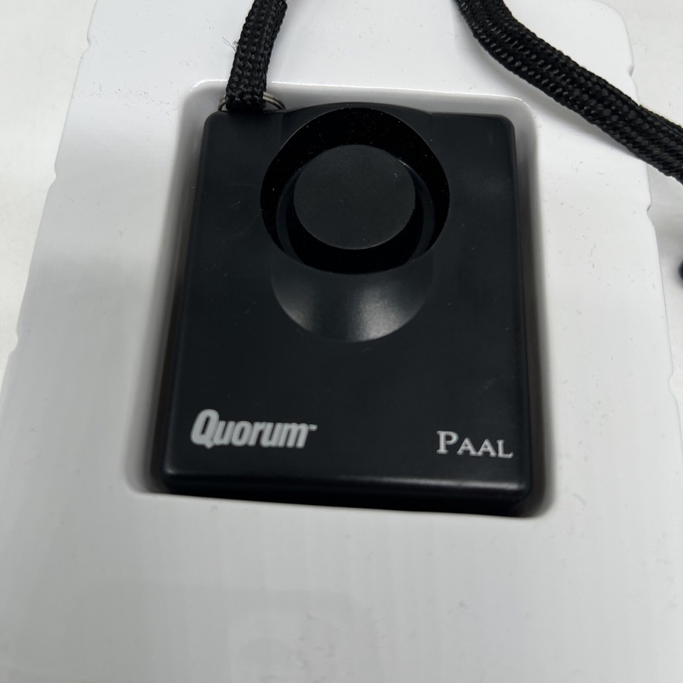 QUORUM PAAL Personal Security Attack Alarm with Clip ~ Loud Noise ~ New ...