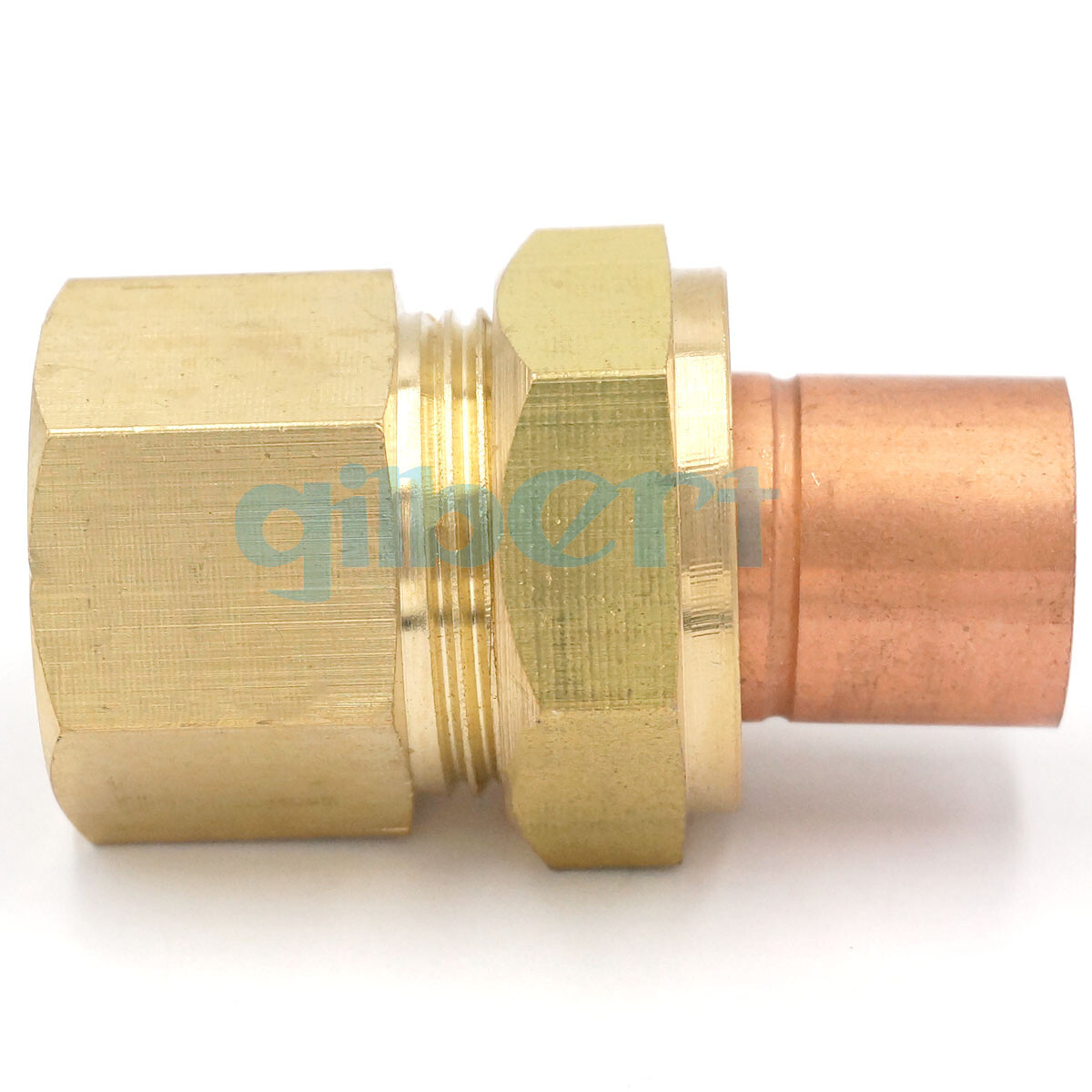 1/2" BSP x 15mm Brass Female Thread Socket Union to Copper End Feed ...