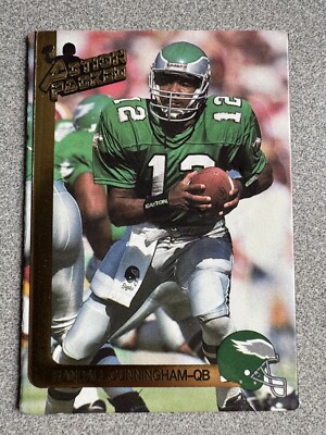 1991 Action Packed Randall Cunningham Prototype Promo Card Philadelphia ...