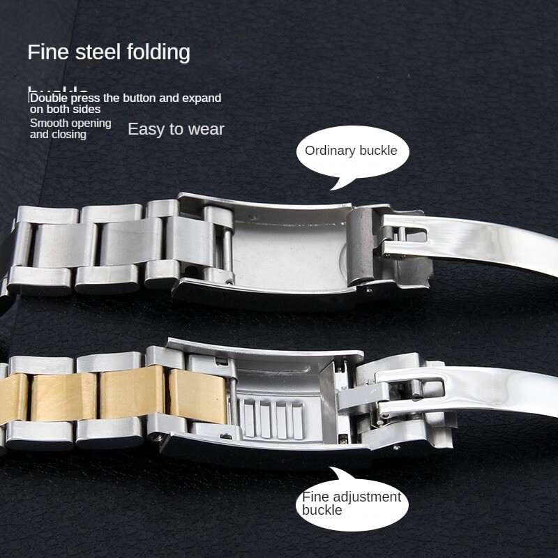 Fit Rolex Submariner Watch Band 20 21mm Premium 316 Solid Stainless ...