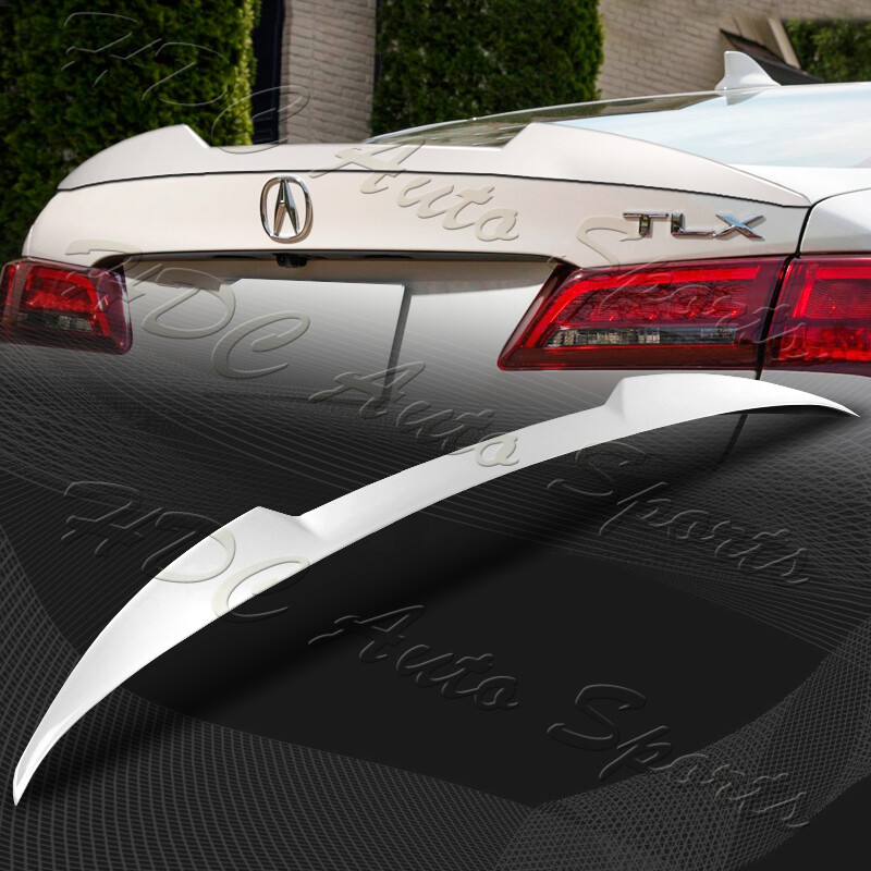 For 2015-2020 Acura TLX W-Power Pearl White V-Style Trunk Duckbill ...