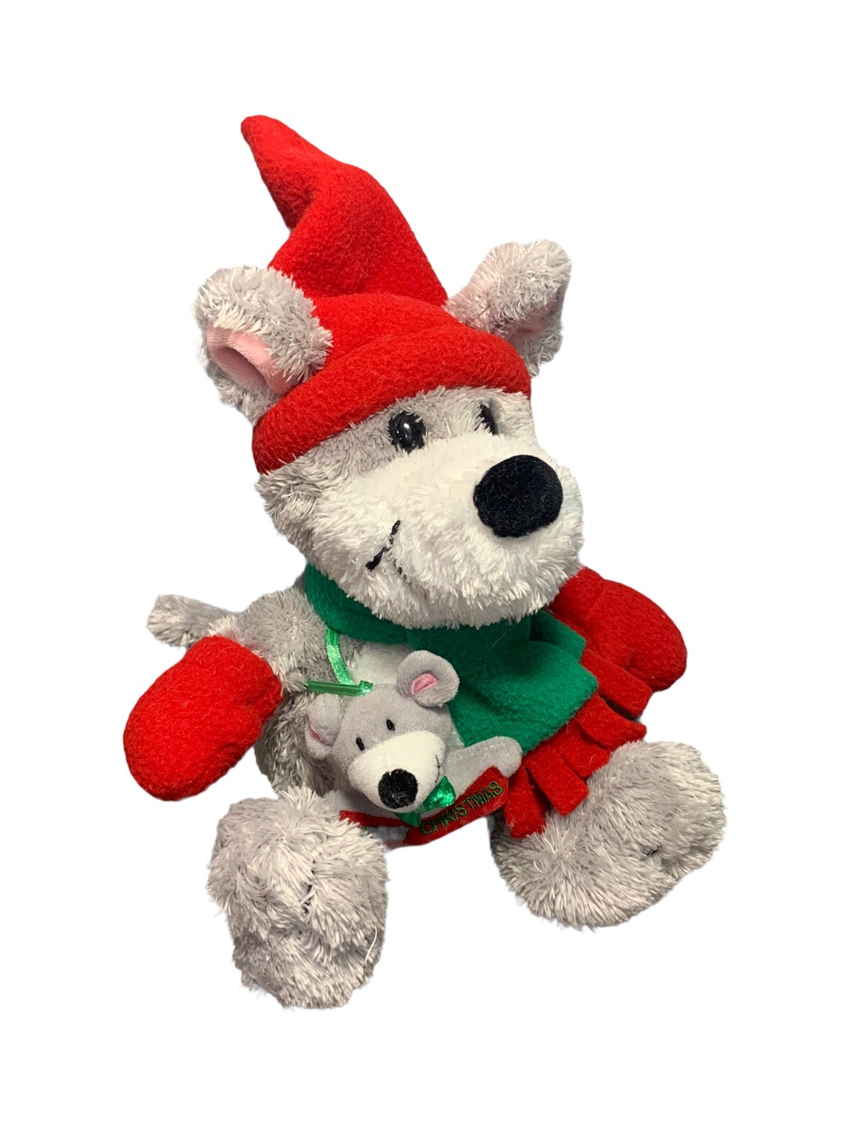 2004 Commonwealth Christmas Mouse Plush Merry Mice Stuffed Animal 14 ...