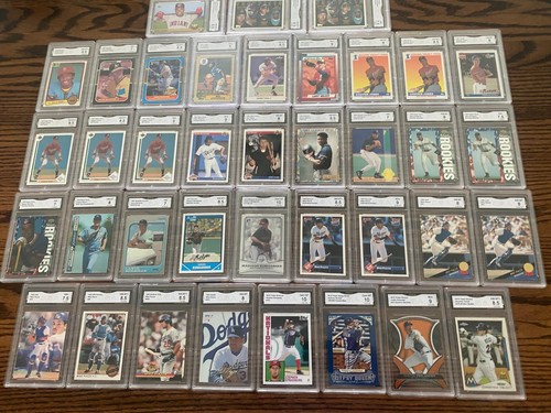 GMA LOT OF 38 MLB SUPER STAR ROOKIE HOF LOT ALL GRADED GMA | eBay