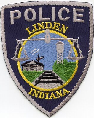 LINDEN INDIANA IN Railroad Train Tracks POLICE PATCH | eBay