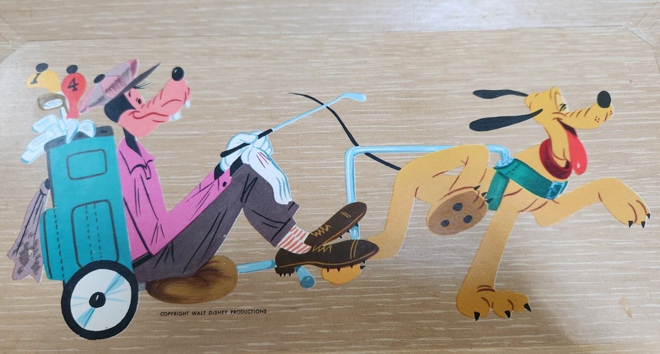 Vintage HASKO Walt Disney Productions Lap Trays Wood Veneer - 4 Pc ...