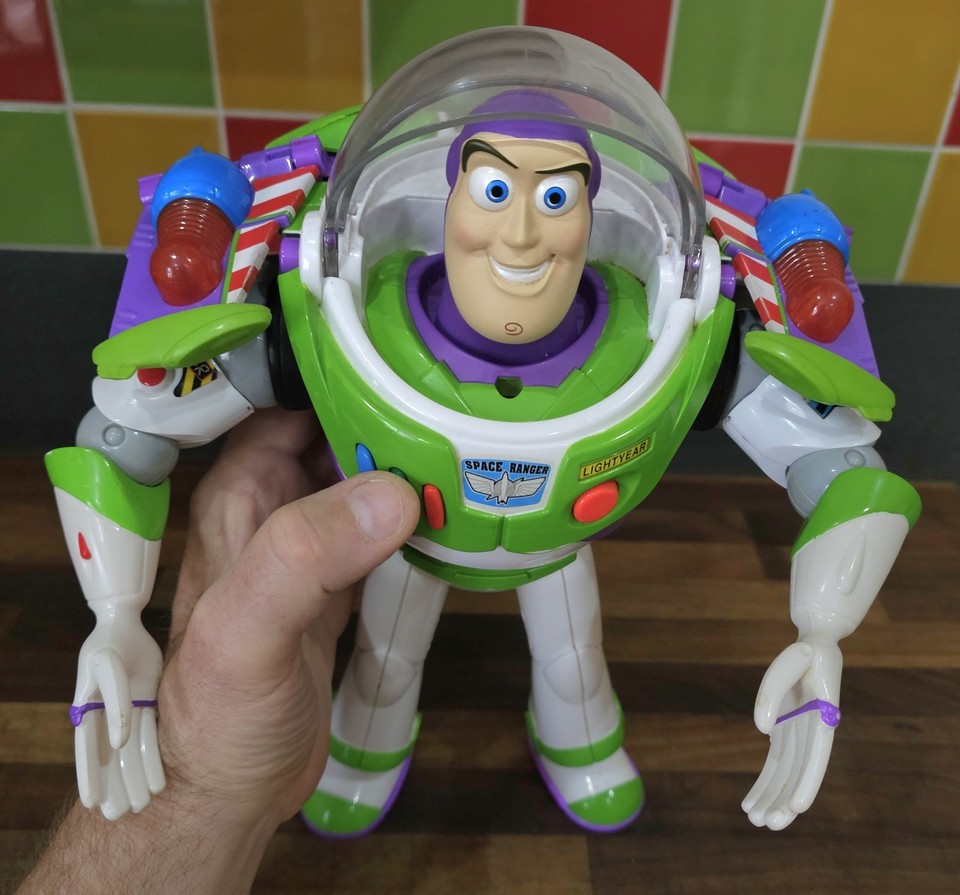 Buzz Lightyear 12” Tall Figure,Action Armour Up Model,Disney/Pixar ...