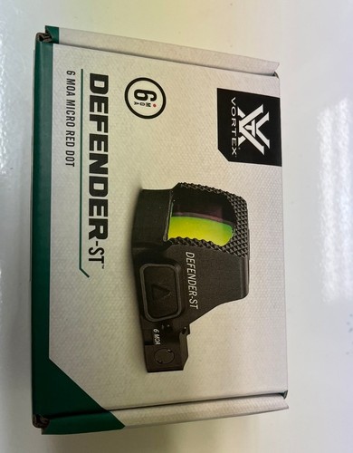 Genuine Vortex Defender-ST 6 MOA Red Dot Sight Shake Awake AutoShutoff ...