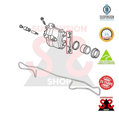 Front Spring, Disc Brake Pad Suit AUDI S4 S4 quattro 1K0615269 | eBay ...