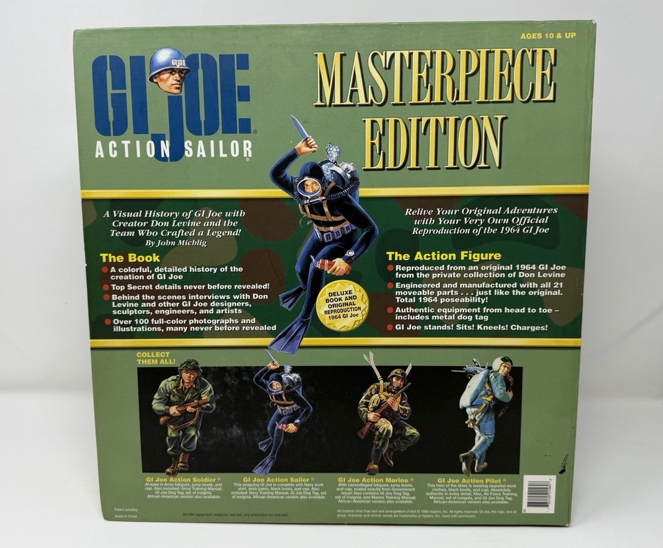 GI Joe Action Sailor Masterpiece Edition Vol. II 12" Action Figure New ...