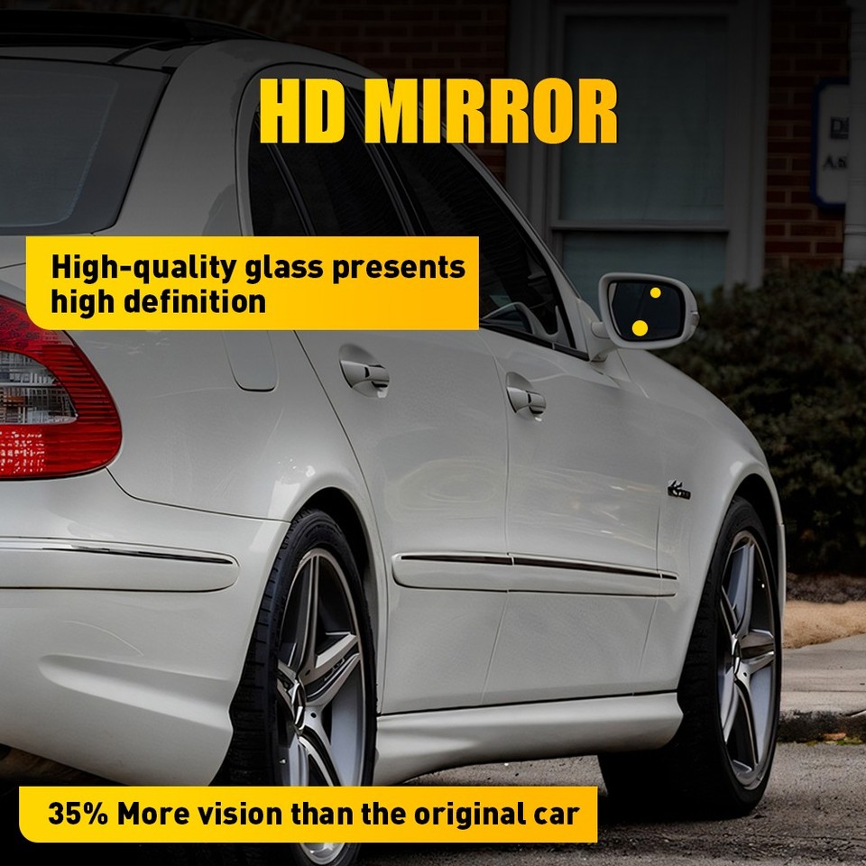 Mirror Glass Heated Backing Plate Passenger RH Side For 2007 Mercedes ...