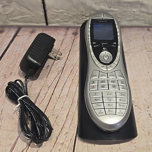 Logitech Harmony 890 Remote Control w/ Charger Base & Extender - TESTED ...