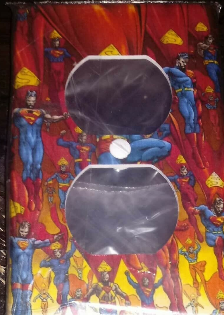 Custom Handmade Superman Robots Electric Outlet Cover | eBay