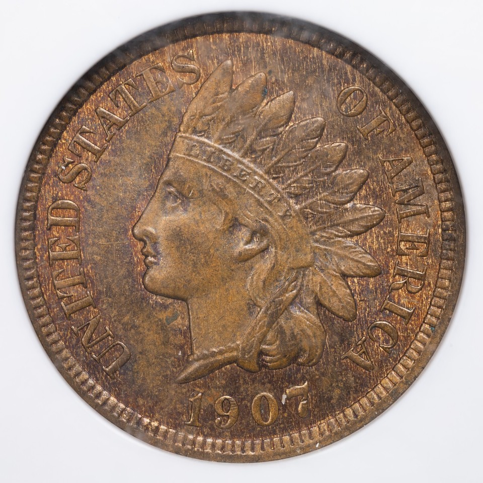 1907 NCG MS64BN Indian Head Penny Cent Choice BU Uncirculated | eBay
