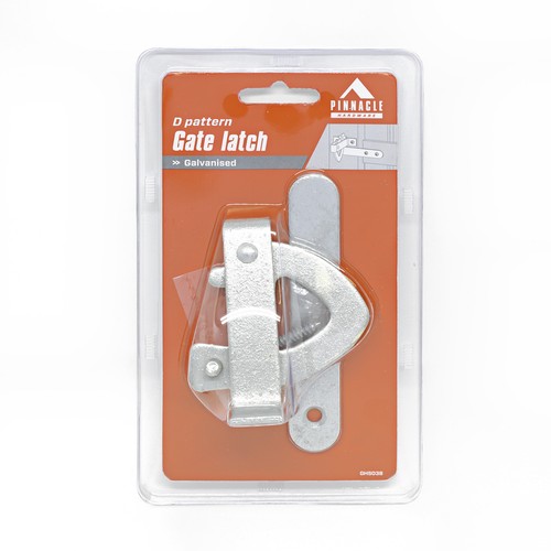 Pinnacle D PATTERN GATE LATCH Suitable For Outdoors +Screws GALVANISED ...