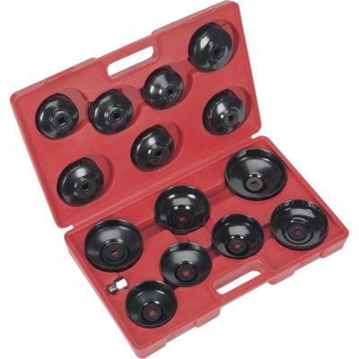 Sealey VS7003 15 Piece Oil Filter Cap Wrench Set | eBay UK