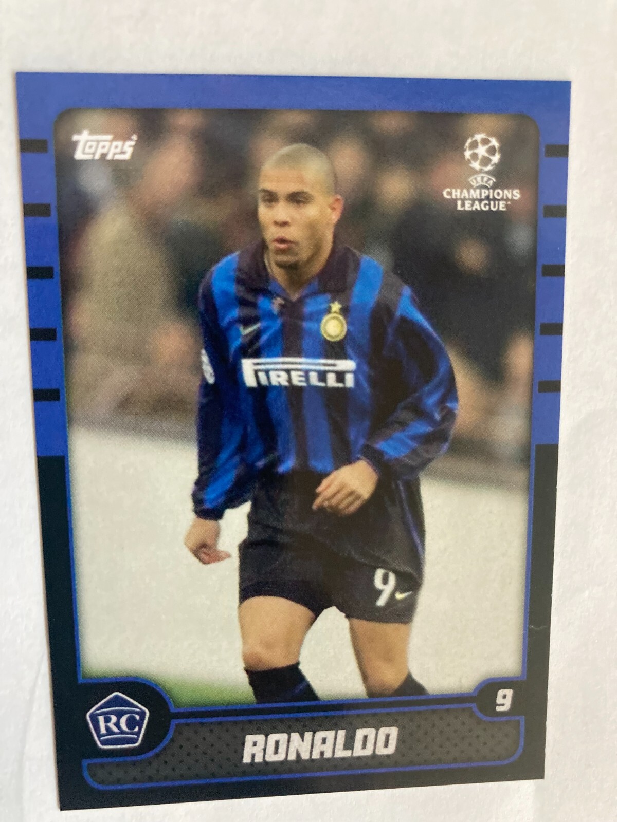 2022 Topps UK UCL UEFA Ronaldo Nazario R9 Lost Rookie Card RC Inter ...