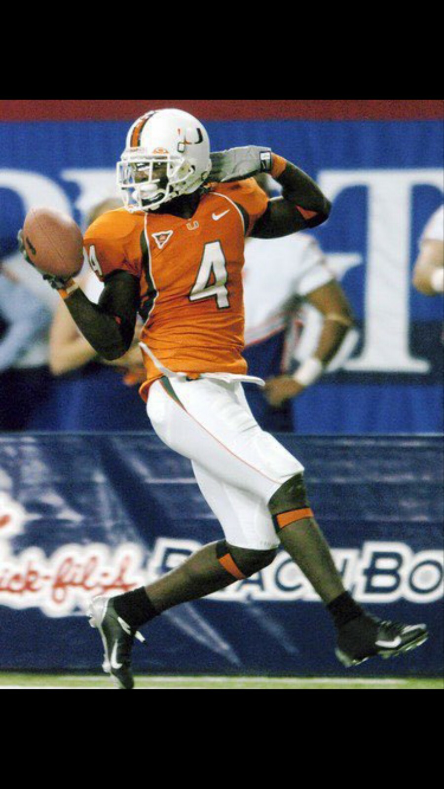 2003 Nike Miami Hurricanes Devin Hester #4 Authentic Alt Home Jersey Sz ...