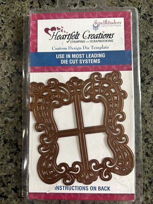Spellbinders Heartfelt Creations Scrolled Frame Window die HCD 708 ...