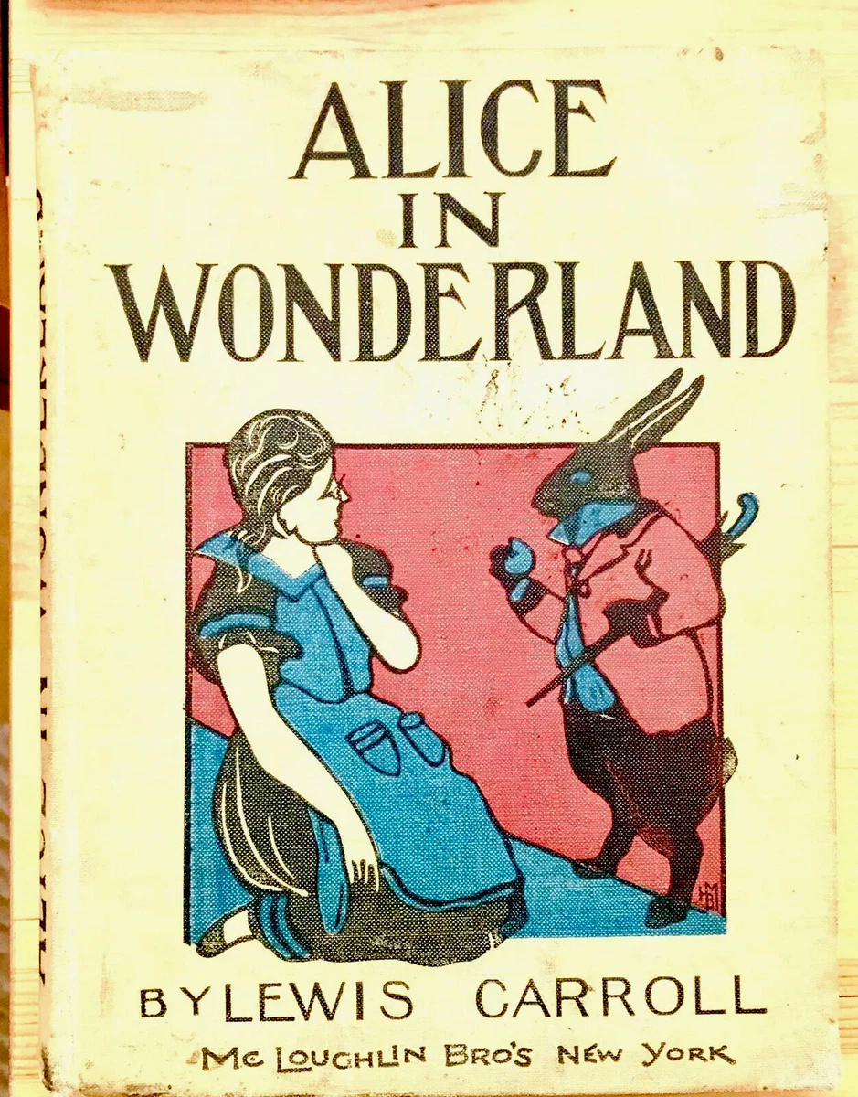 Alice In Wonderland Lewis Carroll Book Cover