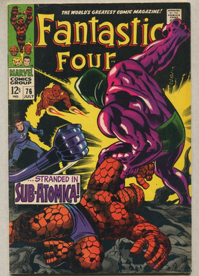 Fantastic Four: #76 VG/FN 'Stranded In Sub-Atomica' Marvel Comics SA | eBay