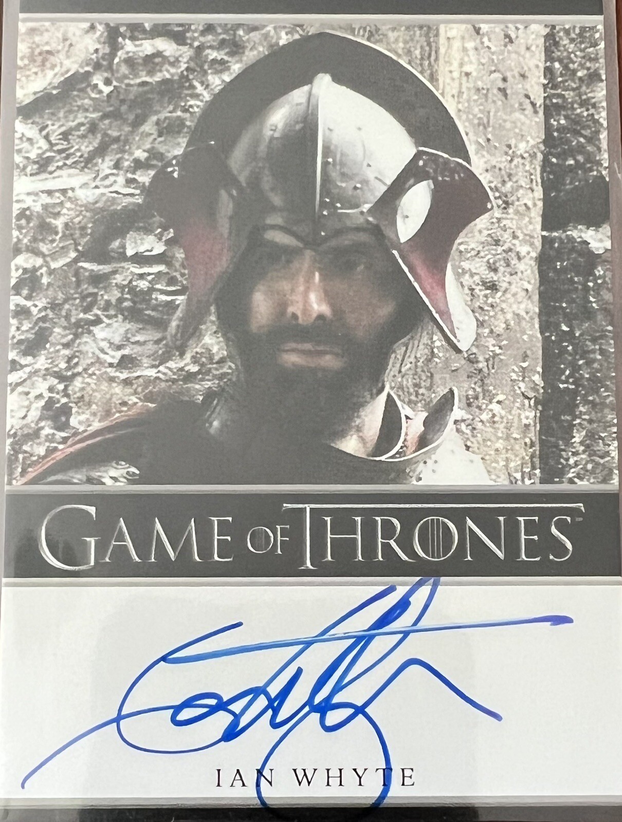 2015 Game Of Thrones Season 4 IAN WHYTE Bordered Autograph | eBay